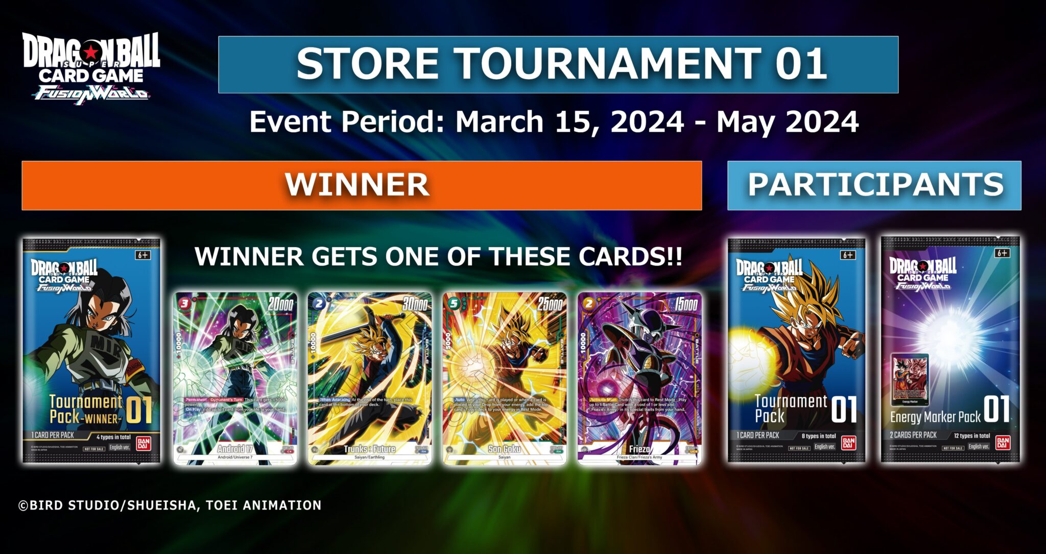 Tournament Pack 01 | Dragon Ball Fusion World TCG